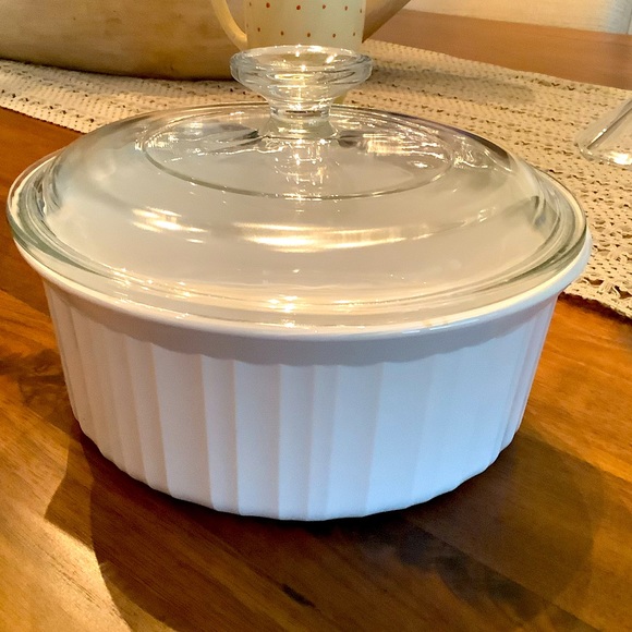 Corningware | Dining | Corning Ware French White F5bround Casserole ...